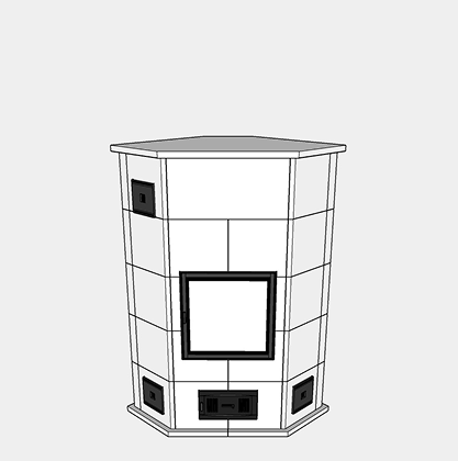 Greenstone Soapstone Masonry Heater Drawings & Specs